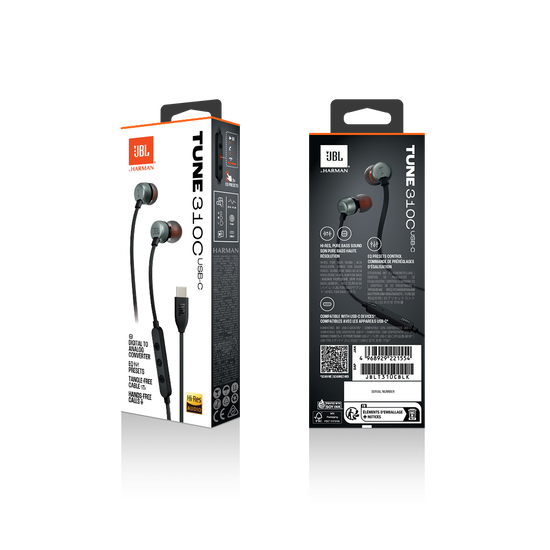 JBL Tune 310C USB | Wired Hi-Res In-Ear Headphones