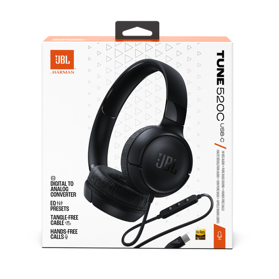 JBL Tune 520C USB-C | Hi-Res wired on-ear headphones
